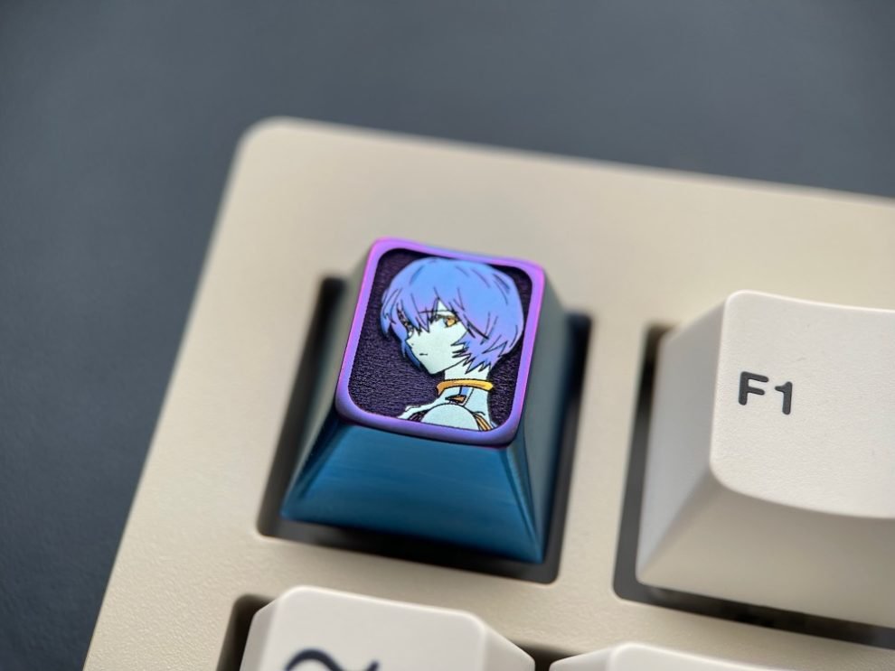 Ayanami Rei Titanium keycaps 2nd Generation – TTKCAP