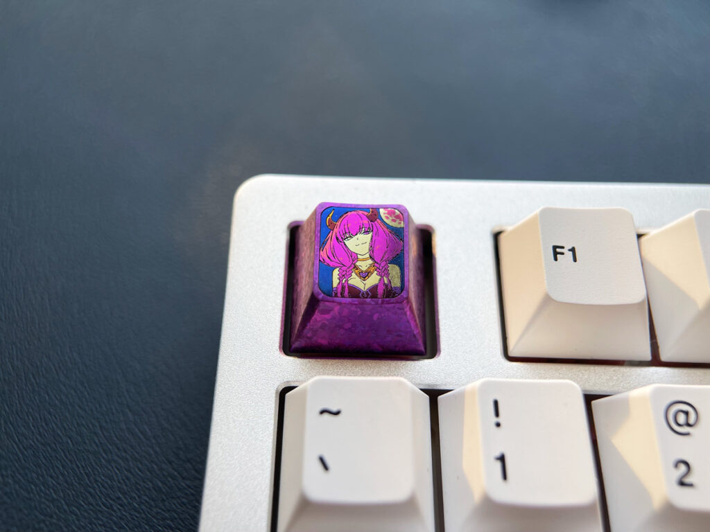 Aura Titanium Color Metal Keycaps 1U – TTKCAP