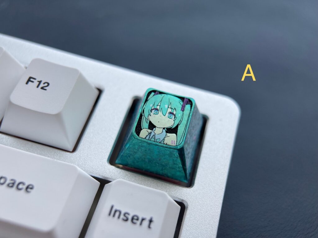 Hatsune Miku 1U Titanium Alloy Colored Keycaps 2nd Generation – TTKCAP