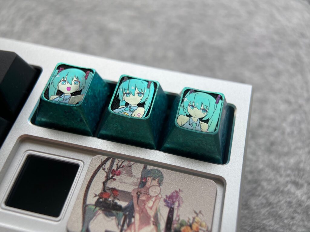 Hatsune Miku 1U Titanium Alloy Colored Keycaps 2nd Generation – TTKCAP