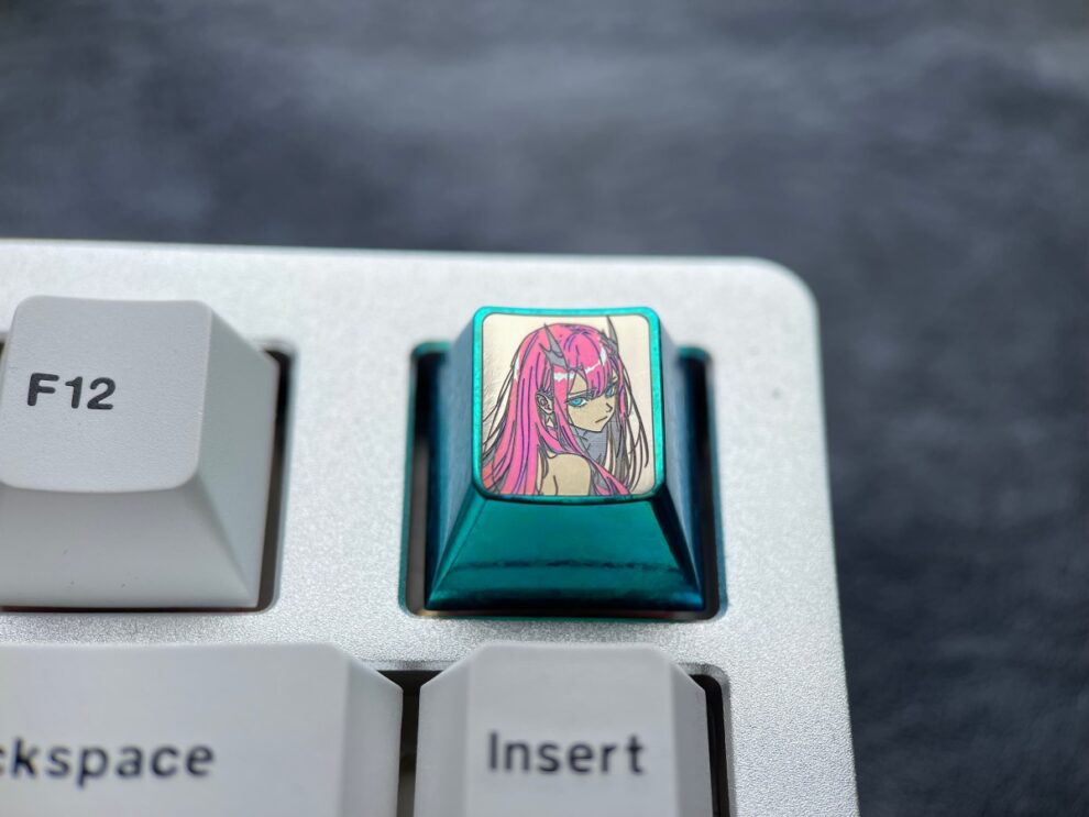 Zero Two Titanium Keycaps 3nd Generation 1U – TTKCAP