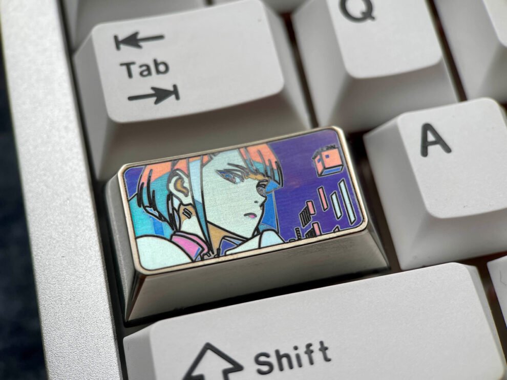 Cyberpunk 2077 Lucy Caps Lock 1.75U keycaps – TTKCAP