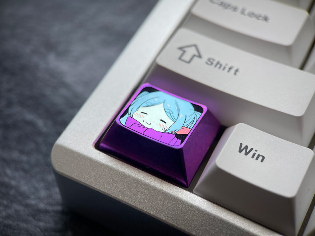 Frieren Ctrl or Alt Titanium Ice Crystal Keycap 1.25U – TTKCAP