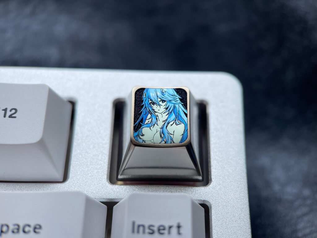 Ayanami Rei Titanium Keycaps 4th Generation 1U – TTKCAP