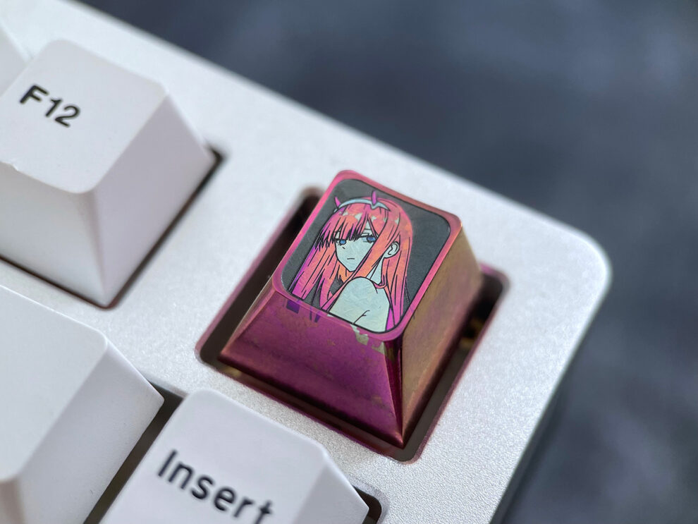 Zero Two 5nd Generation Titanium Keycaps – TTKCAP