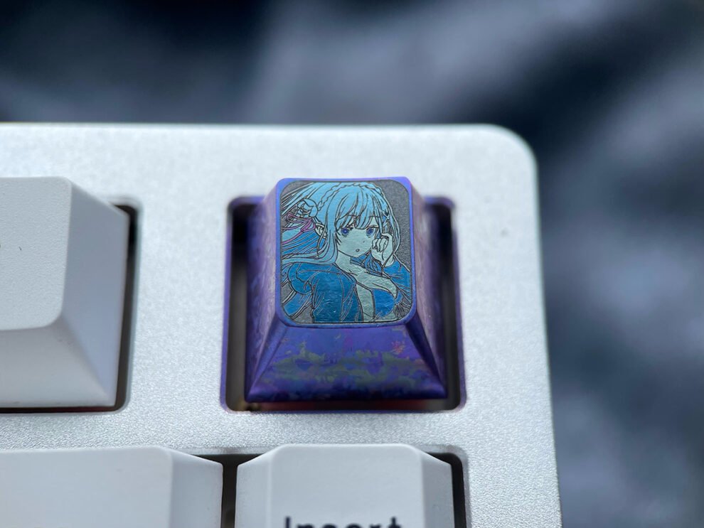 Emilia 4nd Generation 1U Titanium Keycaps – TTKCAP