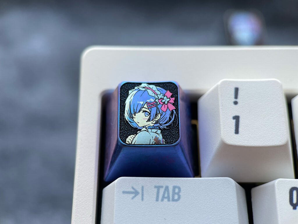 Rem 2nd Generation 1U Titanium Keycaps – TTKCAP