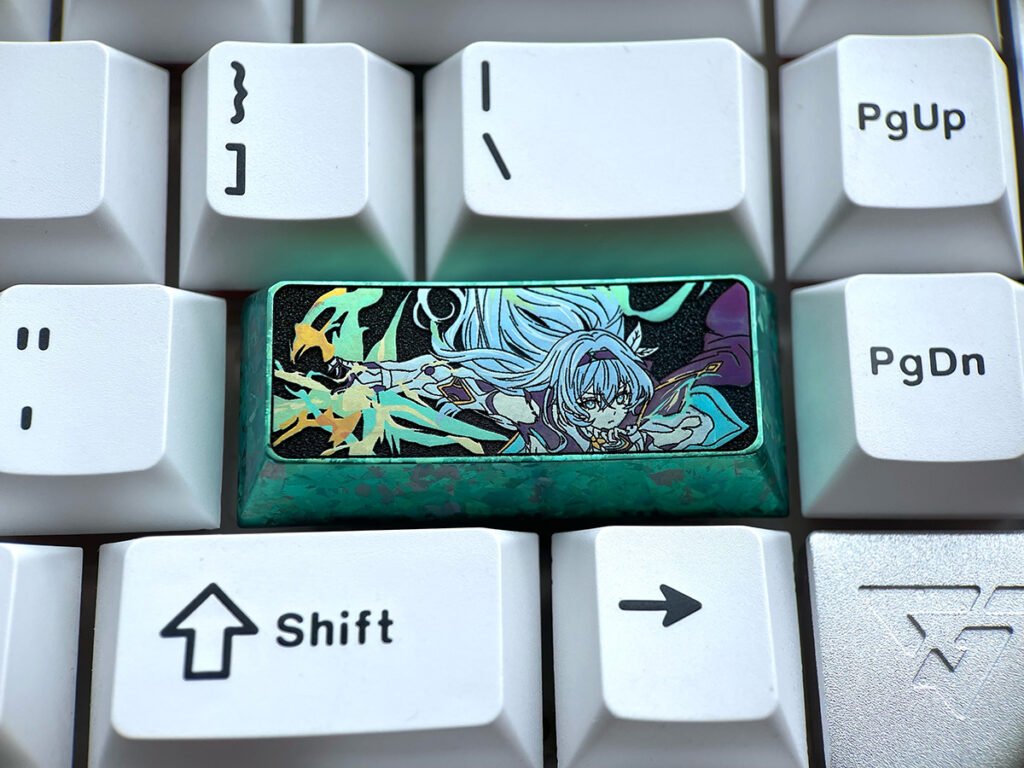 Firefly 2.25U ANSI Enter Artisan Titanium Keycaps – TTKCAP