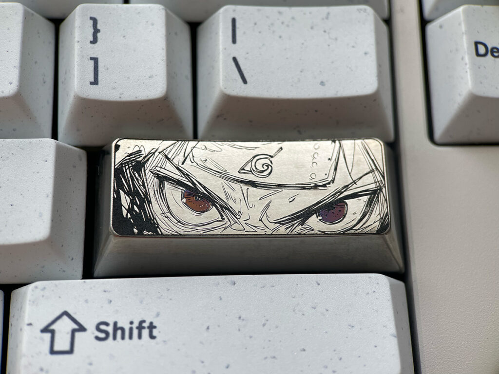 Uzumaki Naruto 2.25U ANSI Enter Artisan Titanium Keycaps – TTKCAP