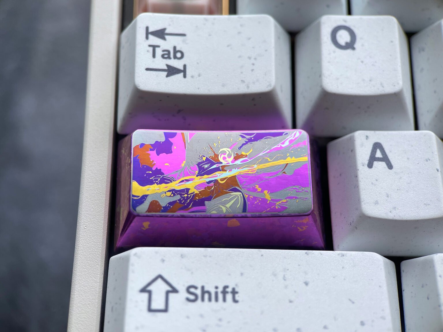 Raiden Shogun 1.75U Caps Lock Titanium Keycaps – TTKCAP