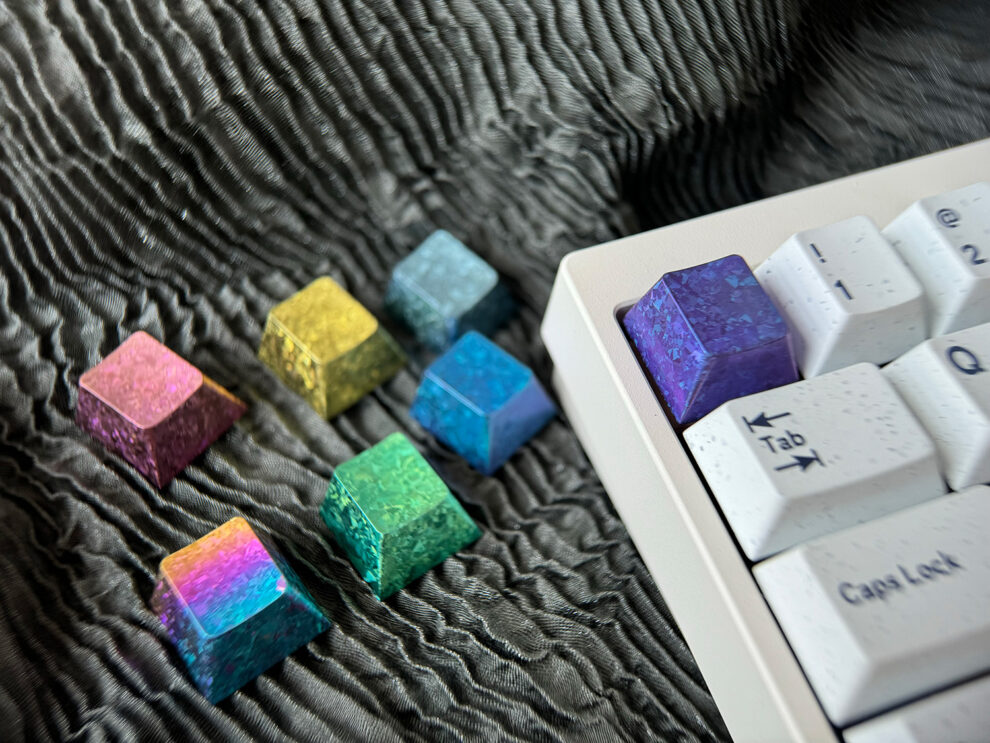 TTKCAP Ice Crystal Color Titanium Keycaps – TTKCAP