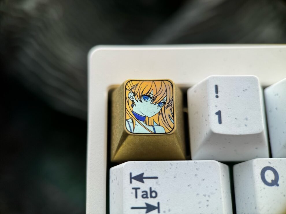 Asuka 12th Artisan Titanium Keycaps – TTKCAP