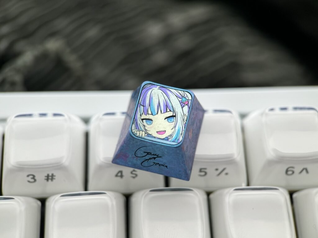 Gawr Gura 1U Custom Keycaps – 54 – TTKCAP